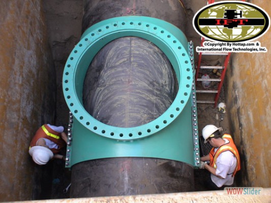 Hot Tapping Services 1/2 - 96 inches Wet Tap Pressure Taps Hottap on ...